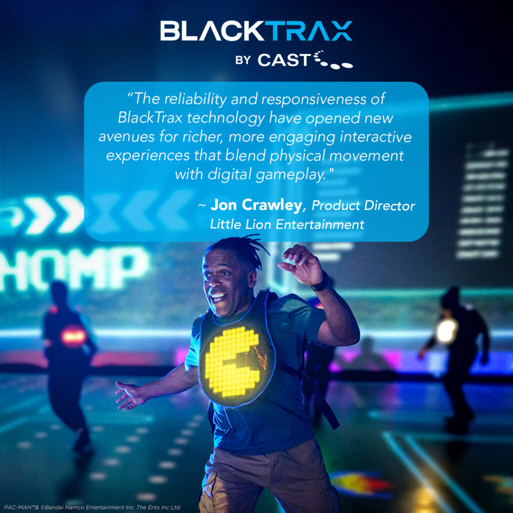 Bringing PAC-MAN to Life with BlackTrax - CAST Group of Companies